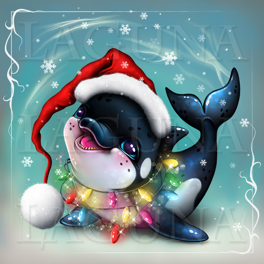 Christmas Baby Orca – Laguna Art Shop