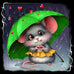 Rain of Hearts (Mouse) – Laguna Art Shop